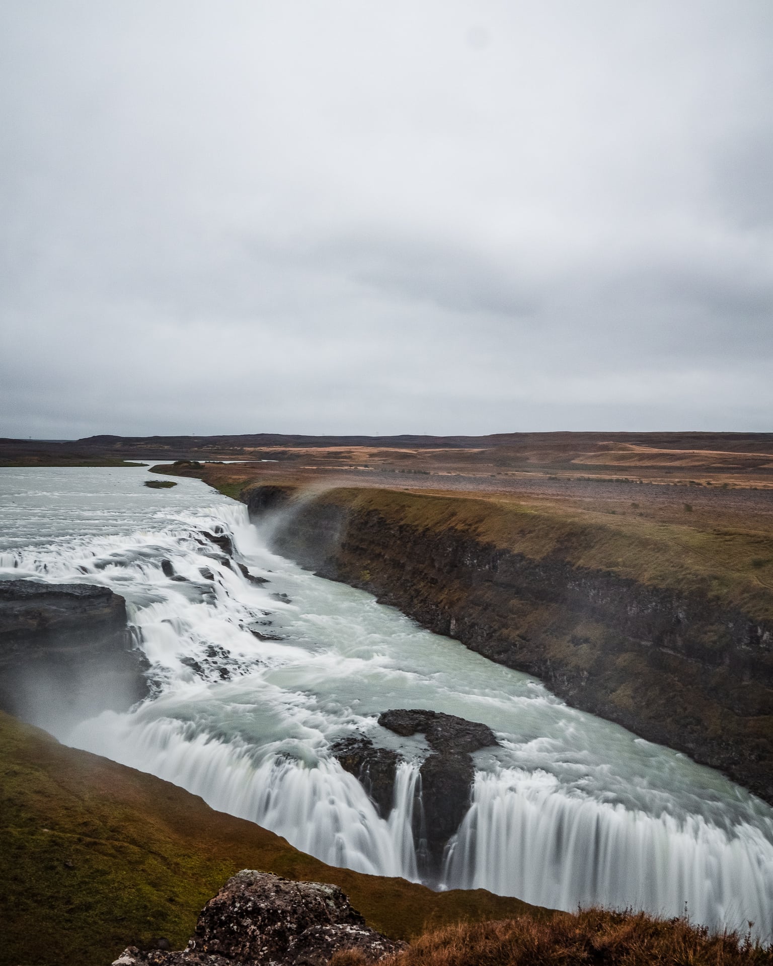 Gullfoss – The golden waterfall - Destary